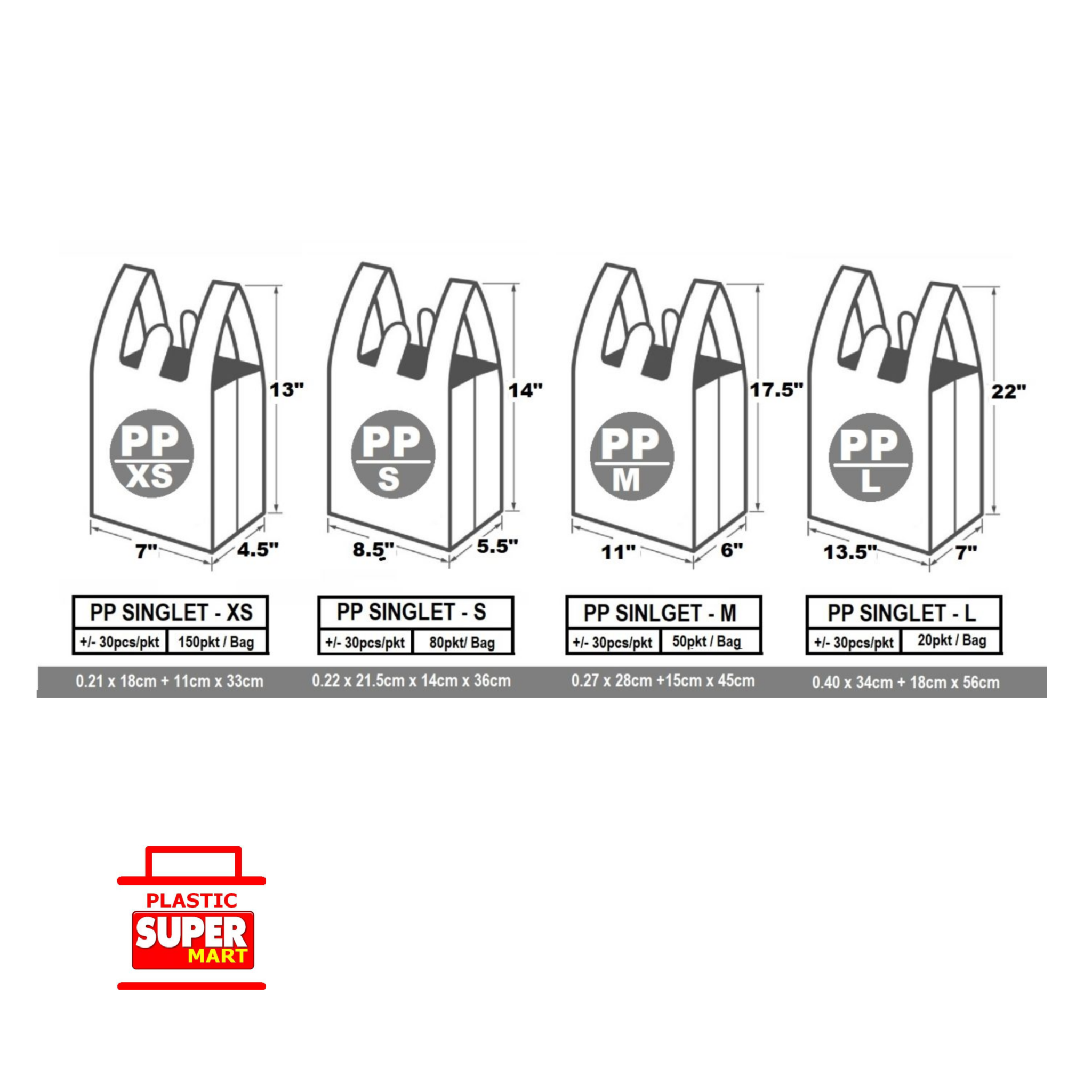 Plastic Bag : Plasticsupermart Singapore