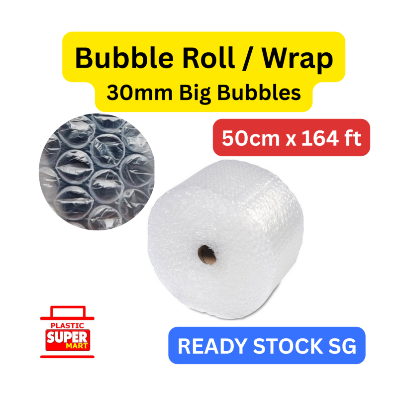 Bubble Roll Air Cushion Wrap (30mm Big Bubbles) | Protective Bubble ...